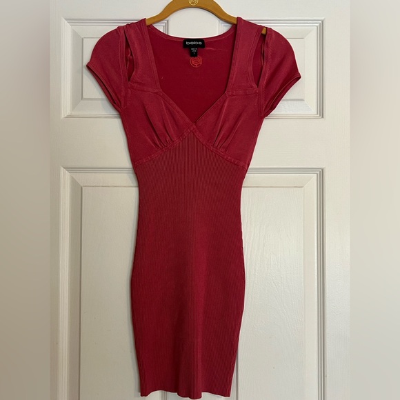 bebe | Dresses | Bebe Bodycon Dress With Cutouts | Poshmark